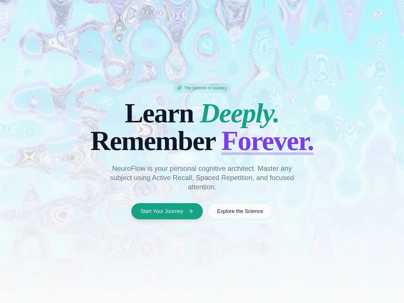 NeuroFlow Learning Tracker