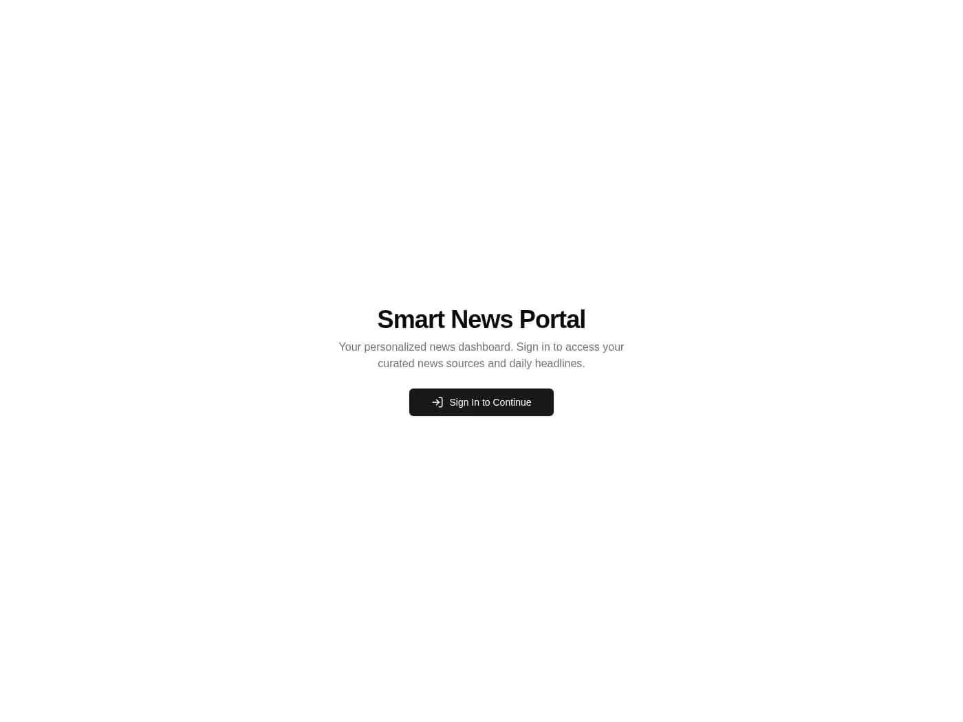 Smart News Portal