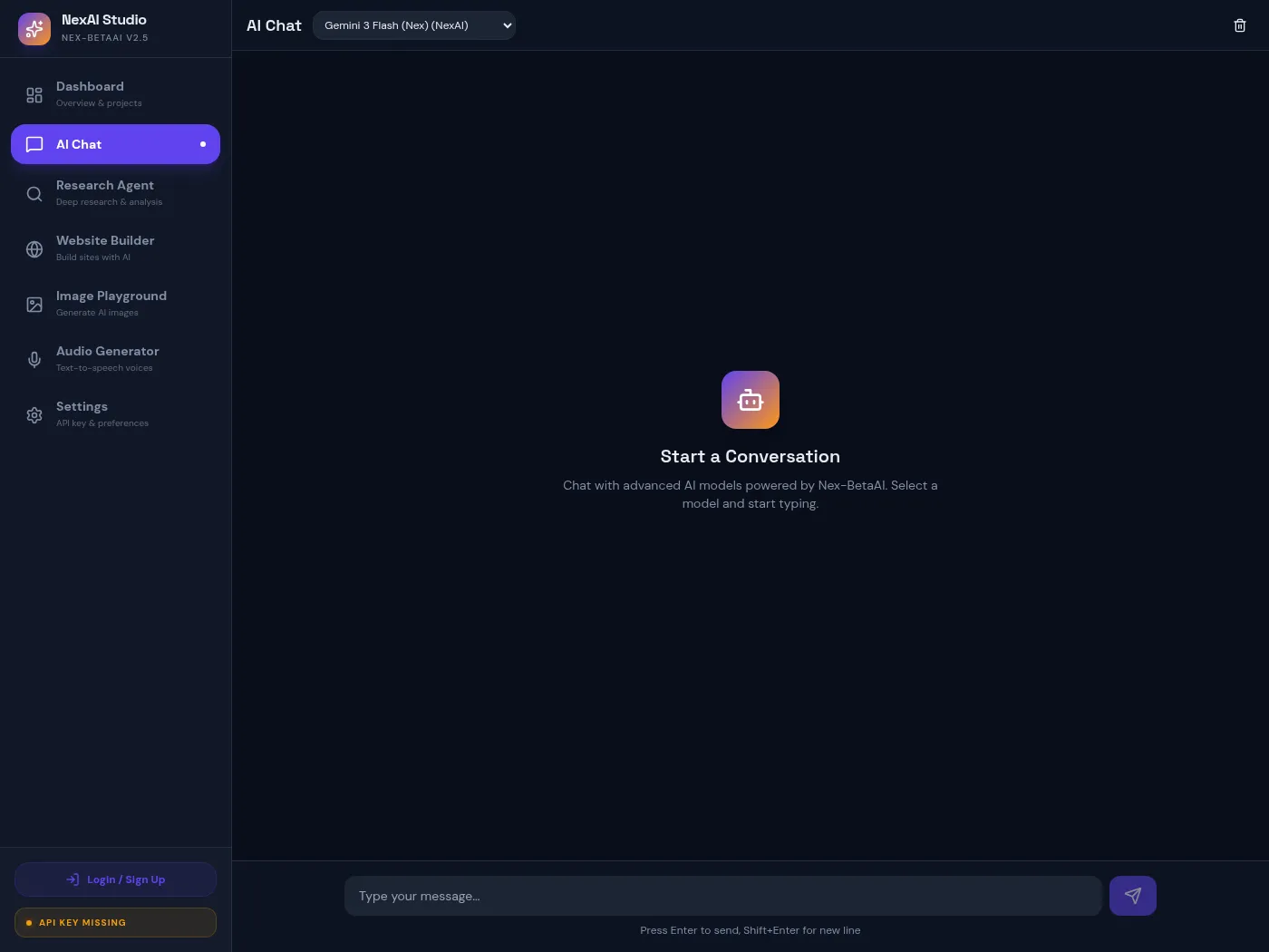 NexAI WebBuilder Suite