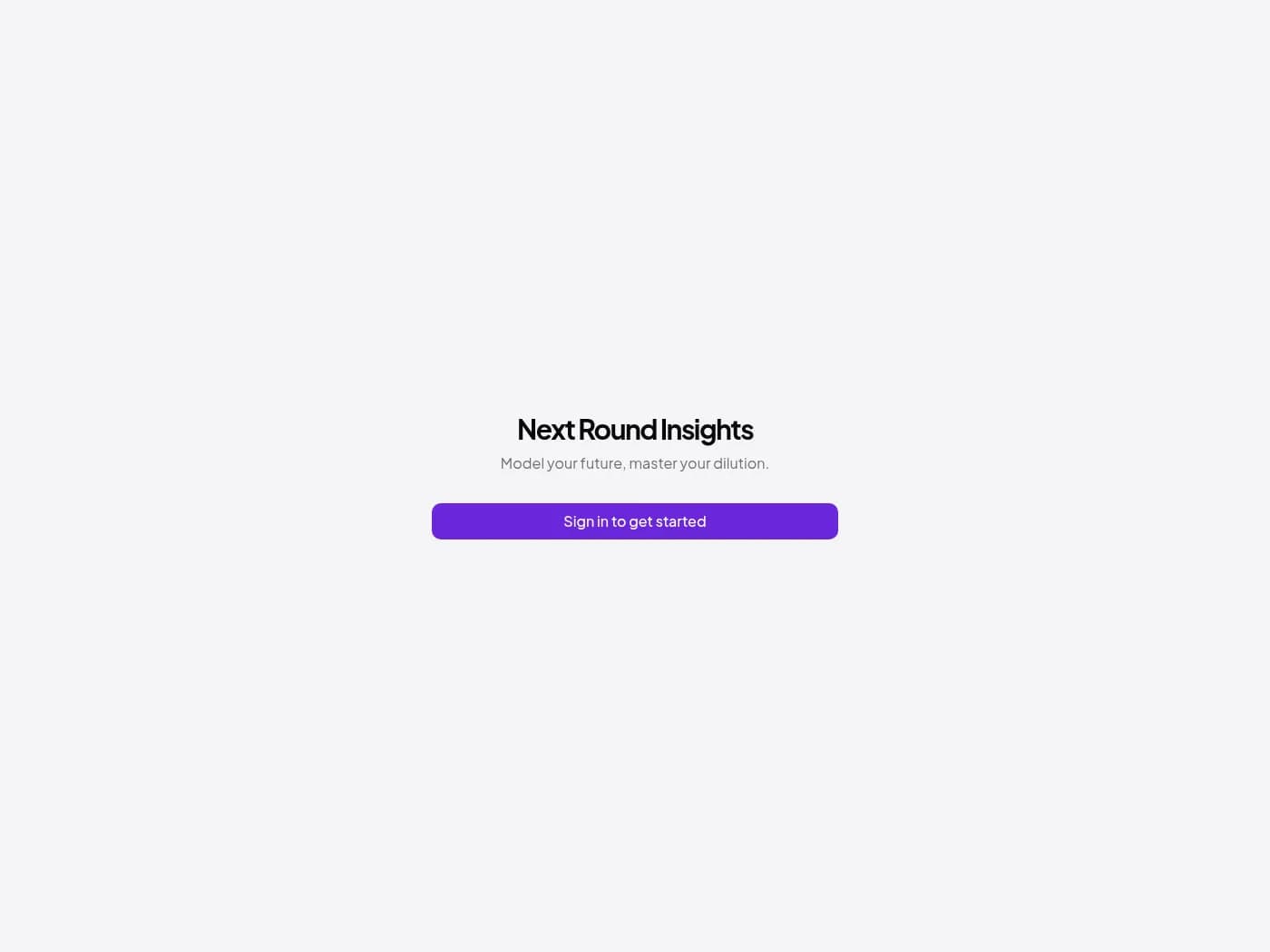 Next Round Insights