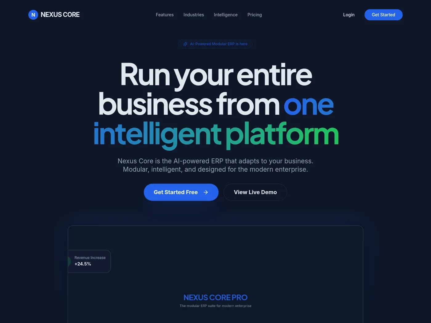 Nexus Core PRO ERP Suite