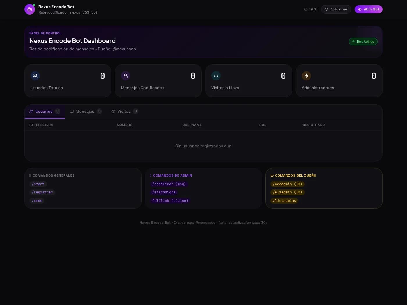 Nexus Encode Bot