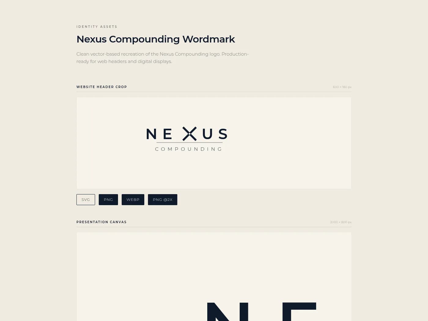 Nexus Compounding Wordmark