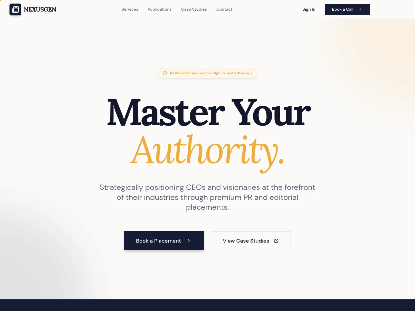 NexusGen Marketing Site