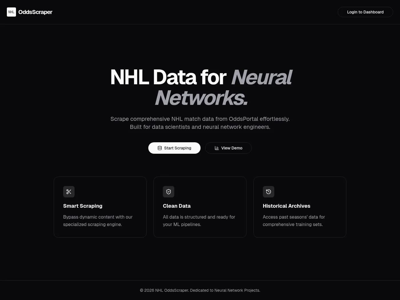NHL Odds Scraper