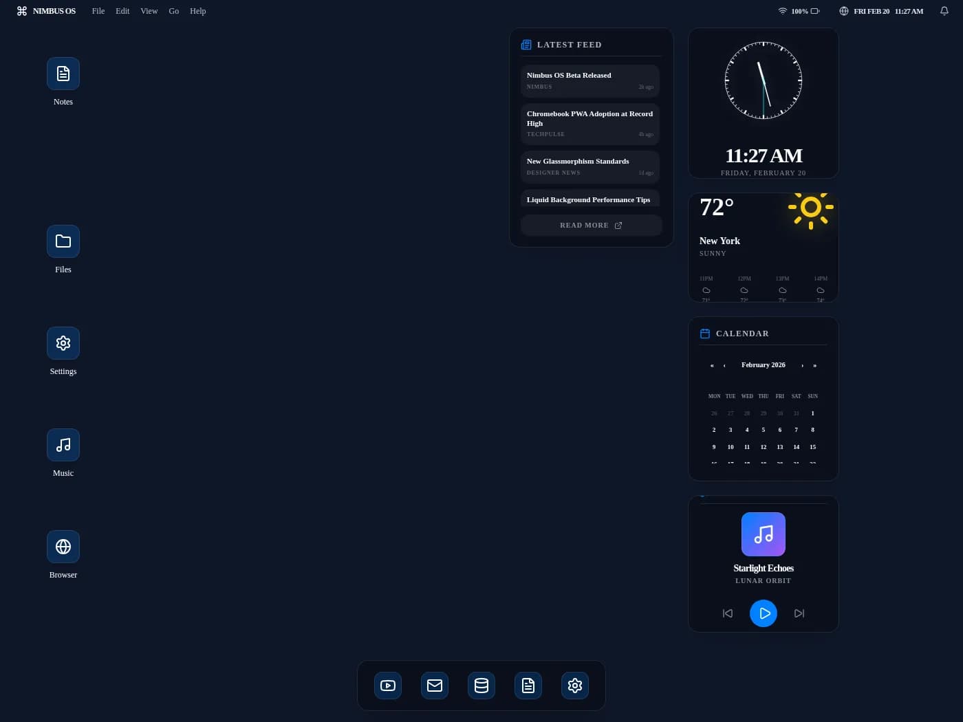 Nimbus OS Shell