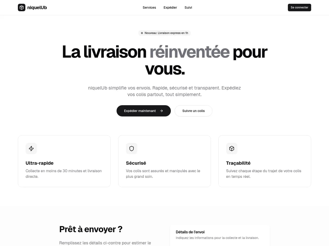 NiquelUb Delivery Site
