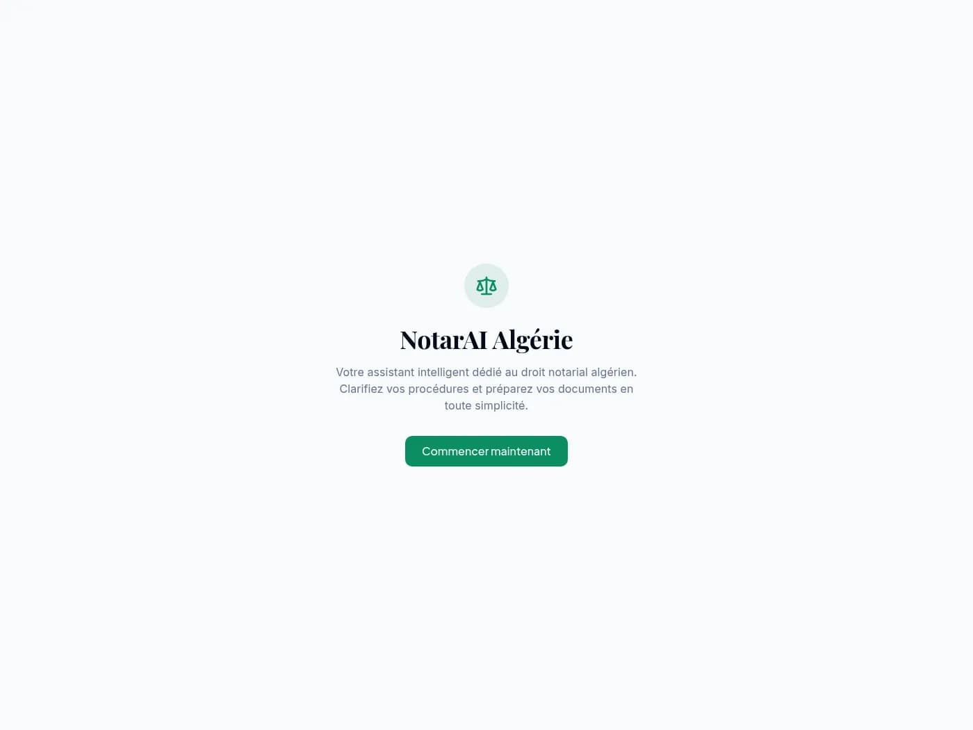 NotarAI Algérie