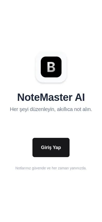 NoteMaster AI Notebook