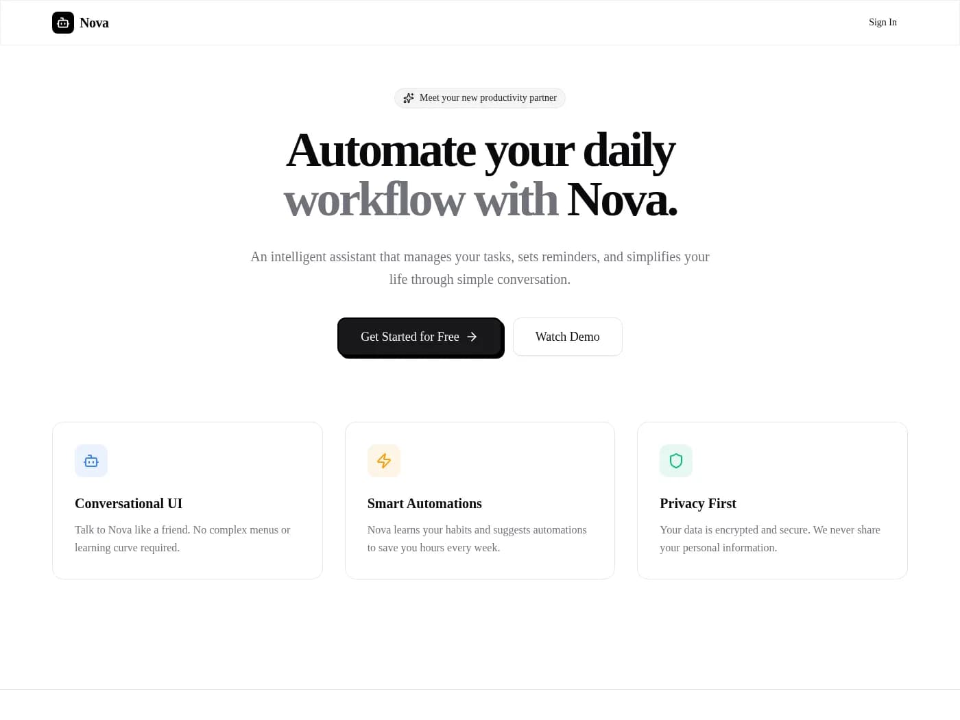 Nova Assistant