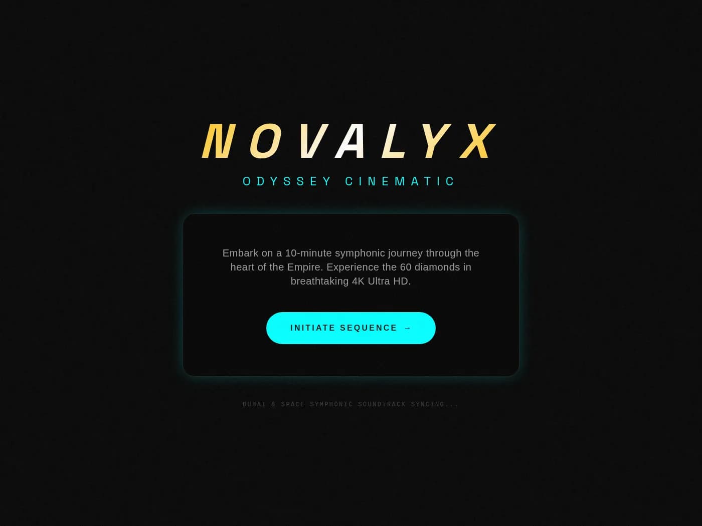 Novalyx Odyssey Cinematic