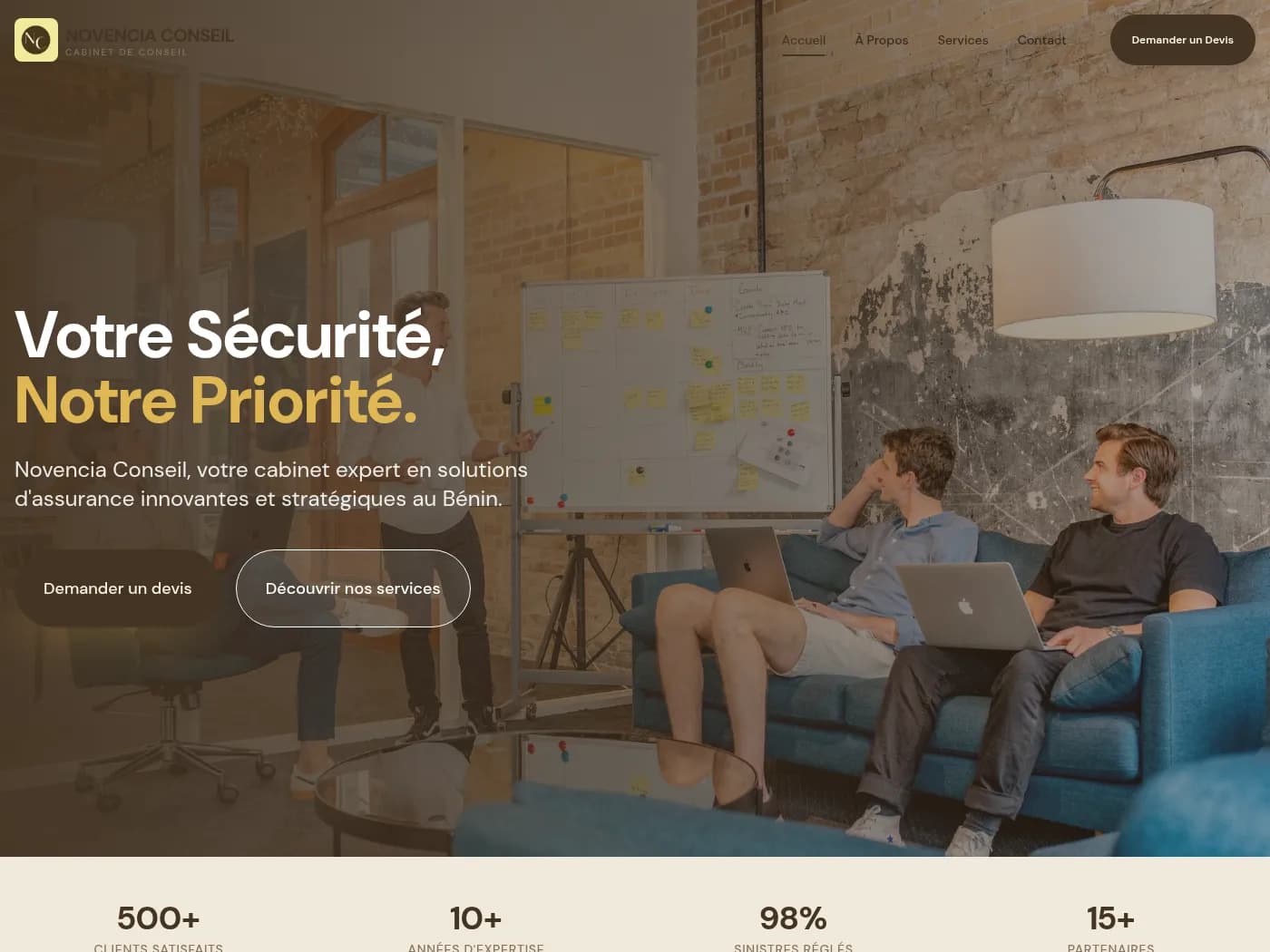 Novencia Conseil Assurance Site