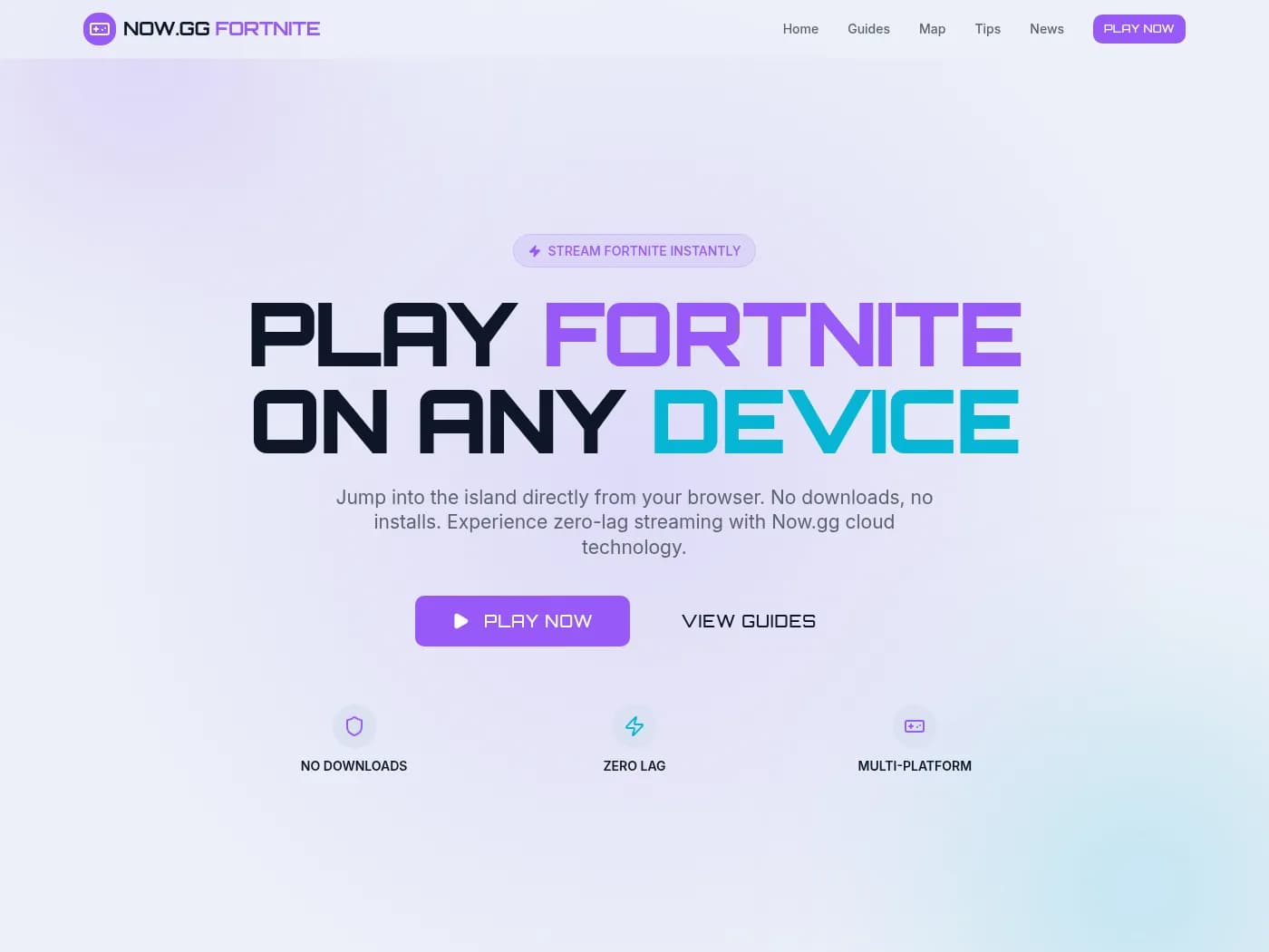 Now.gg Fortnite Portal