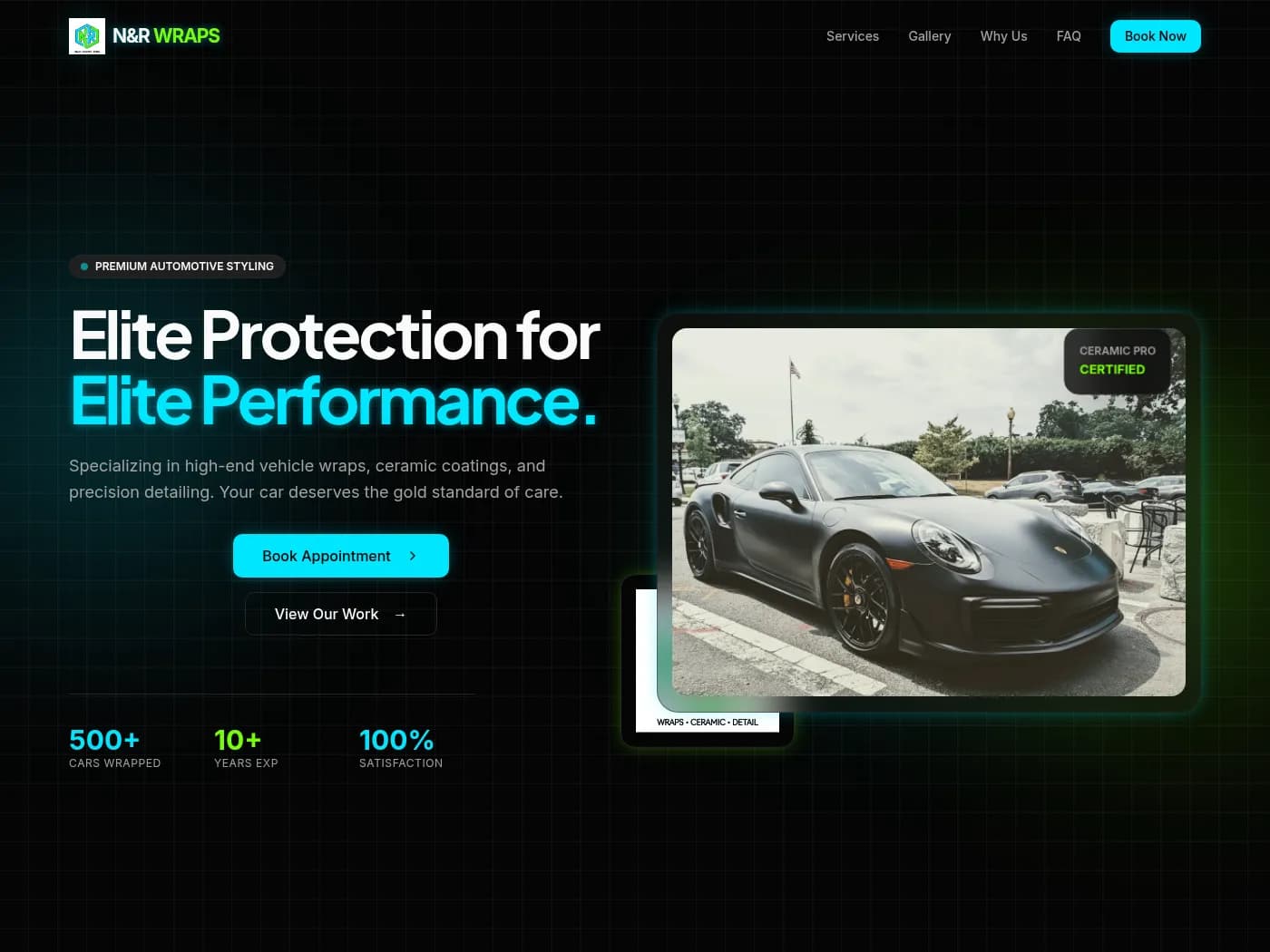 N&R Wraps Detailing Site