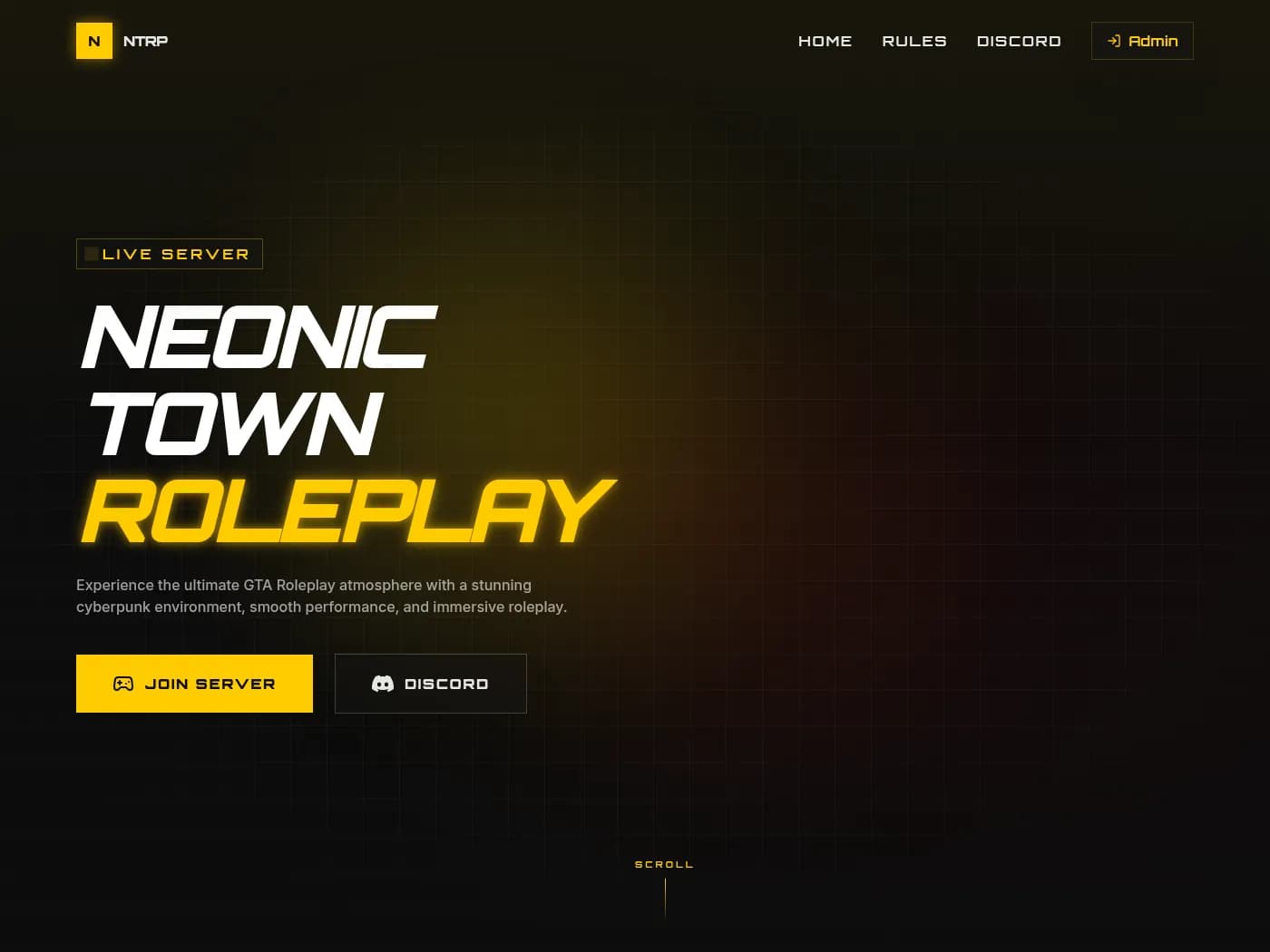 Neonic Town Roleplay Site