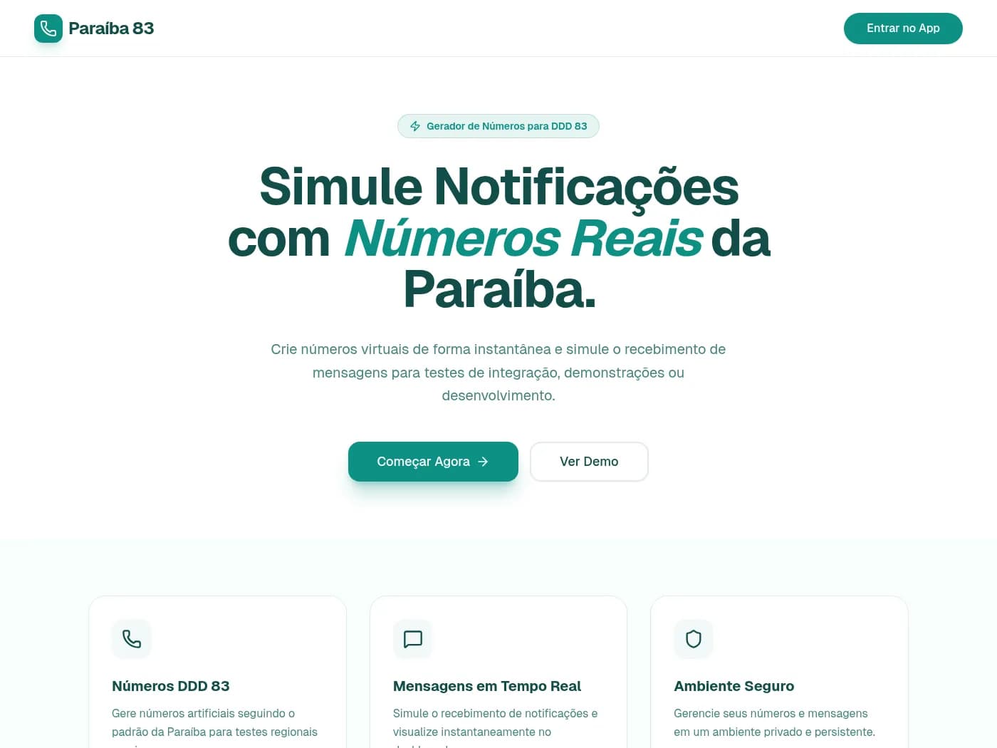 Notificação Número Gerador