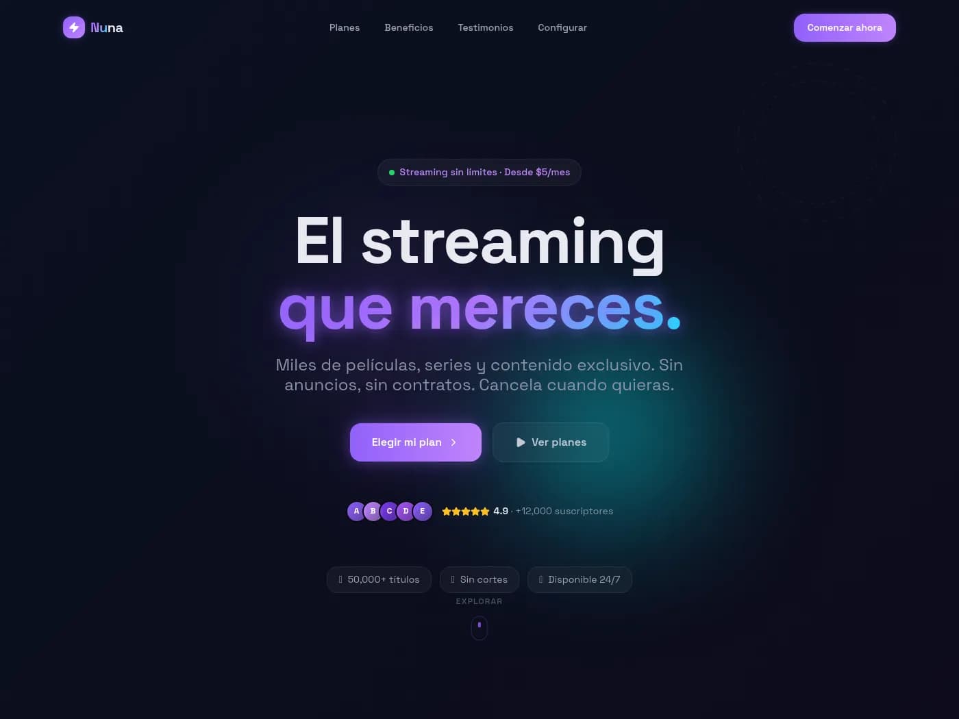 Nuna Premium Website