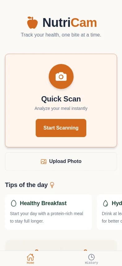 NutriCam — Plat Analyzer