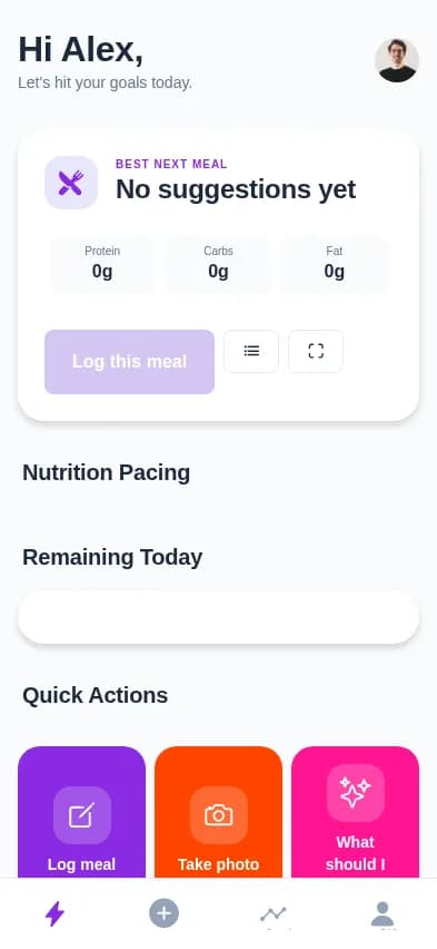 NutriNext AI Coach