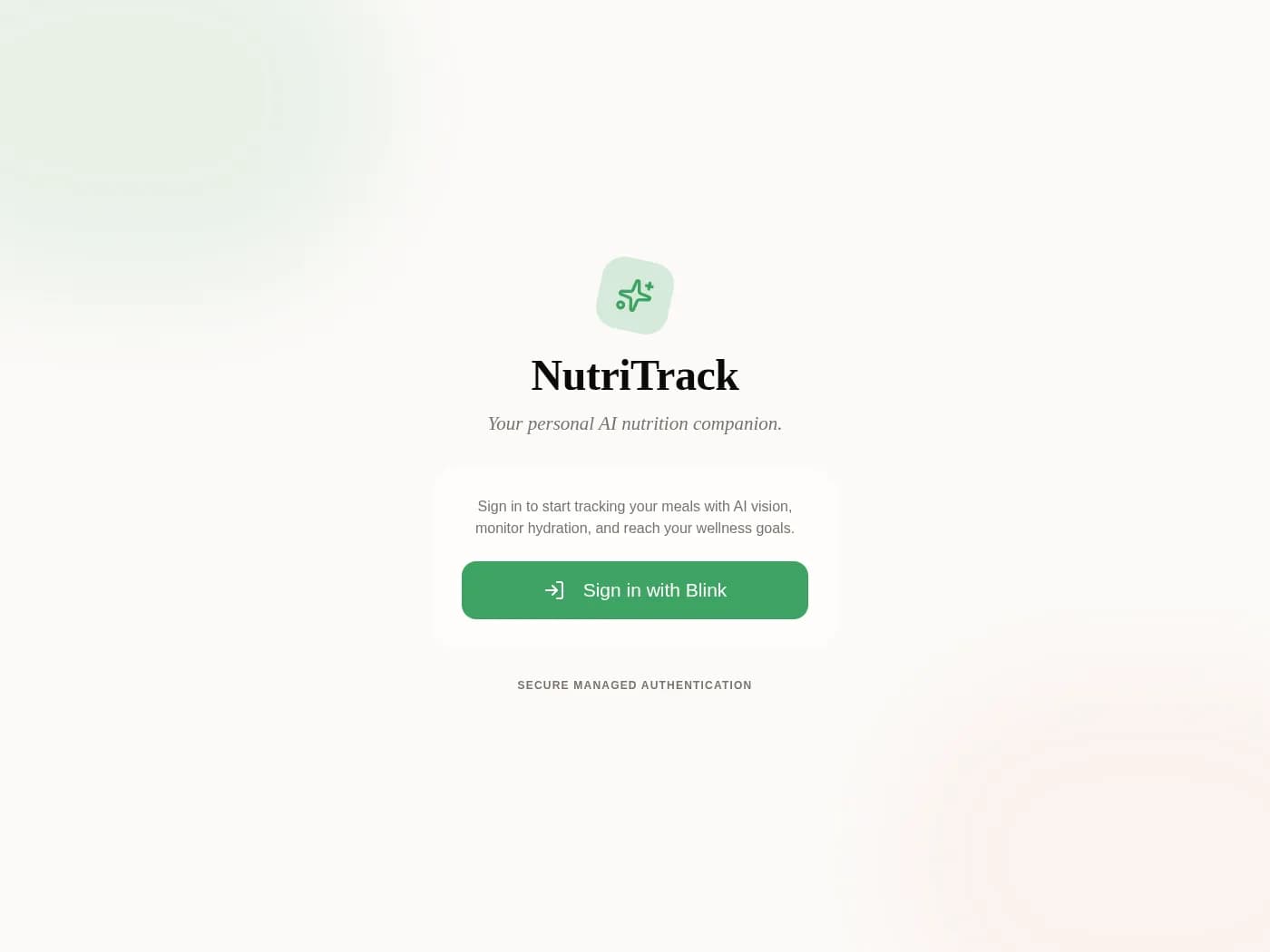 NutriTrack App