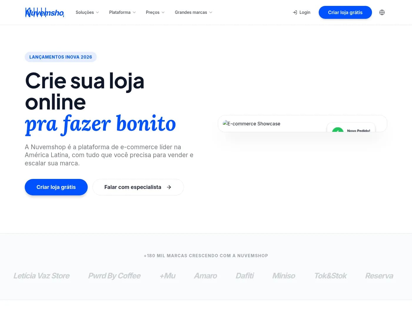 Nuvemshop Web Clone