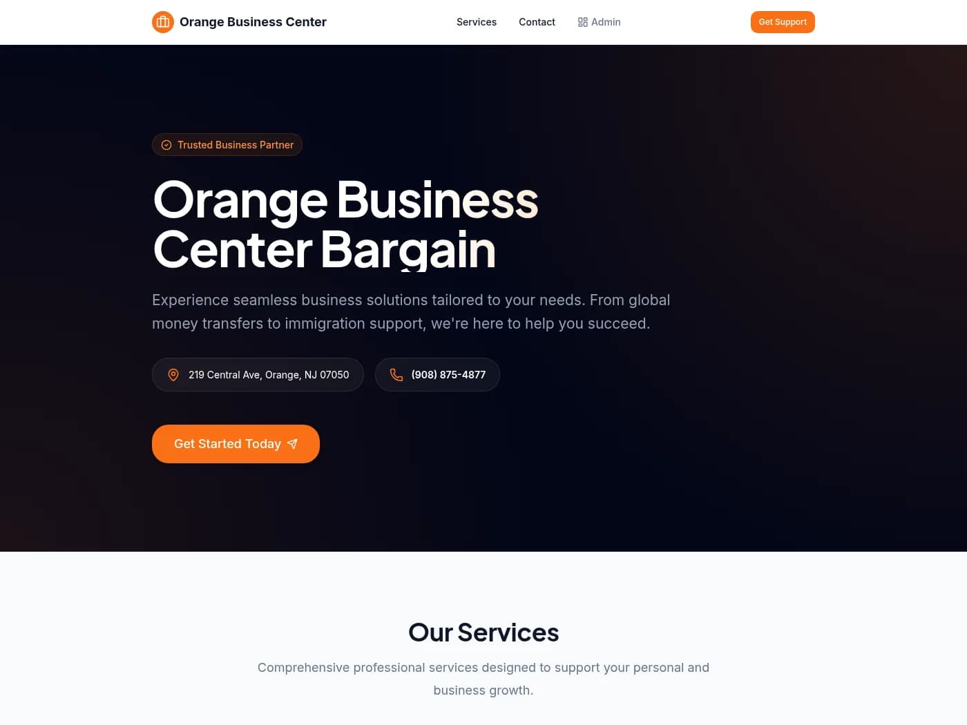 Orange Business Center Site