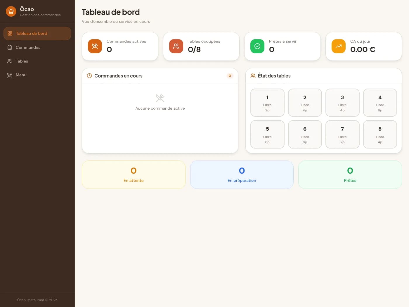 Ôcao Order Manager