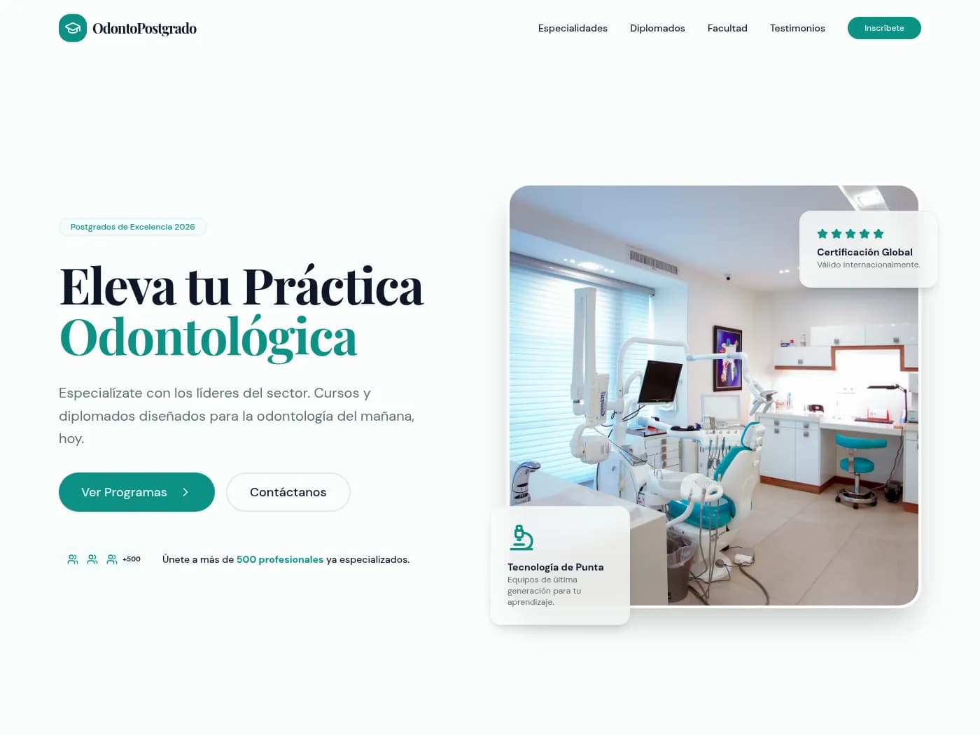 OdontoPostgrado Web