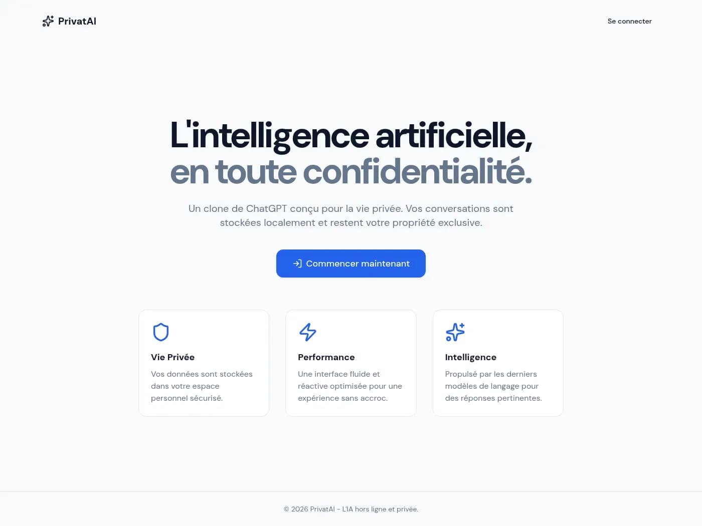 Offline ChatGPT AI