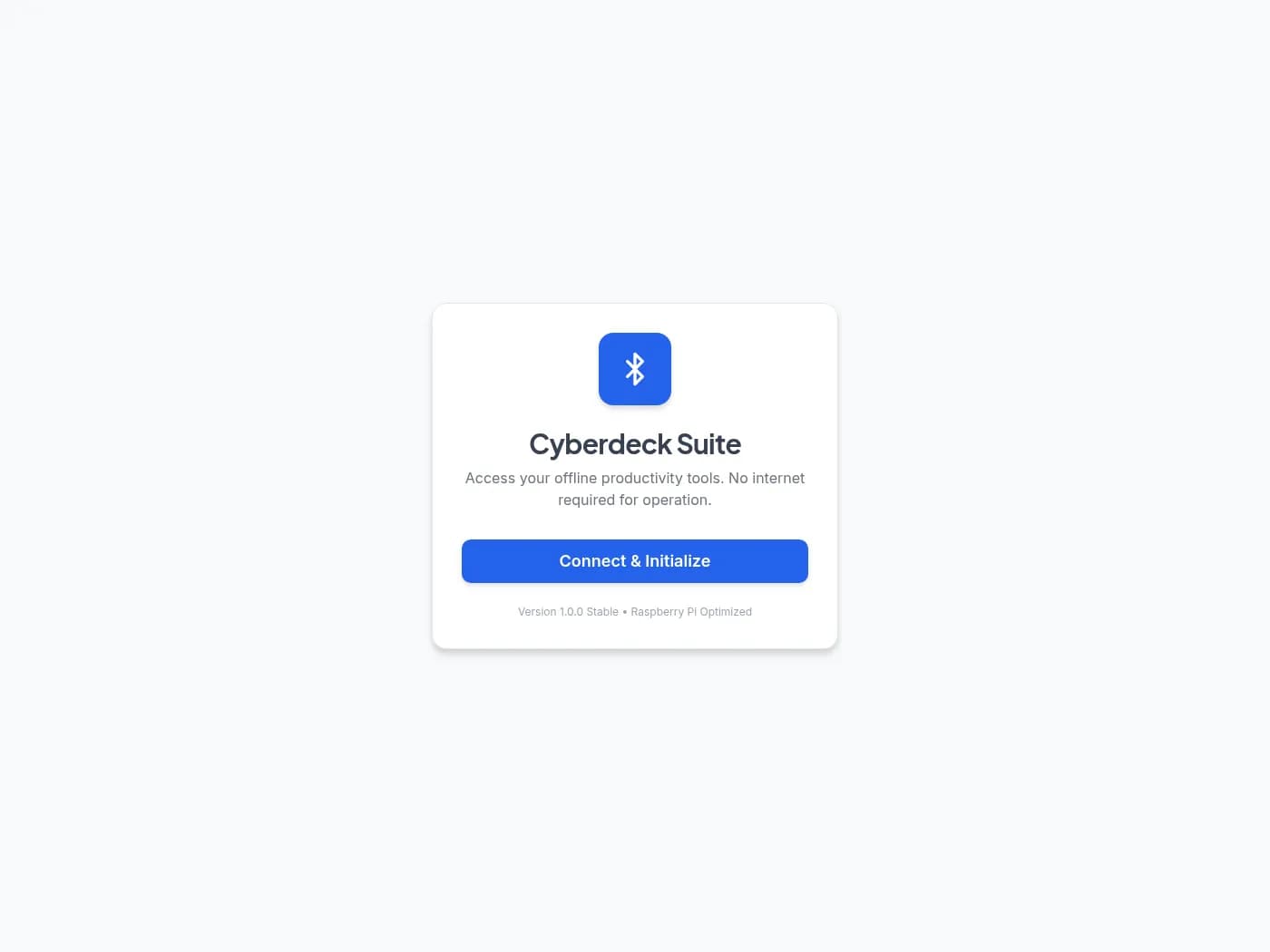 Offline Cyberdeck Suite