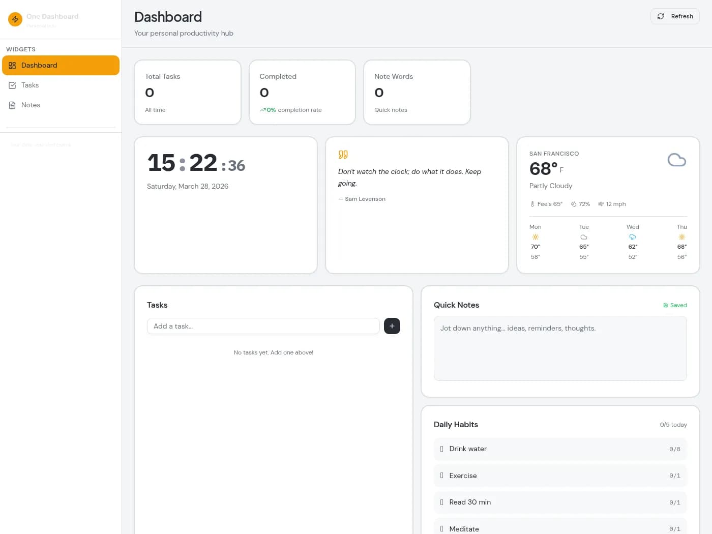 One Dashboard