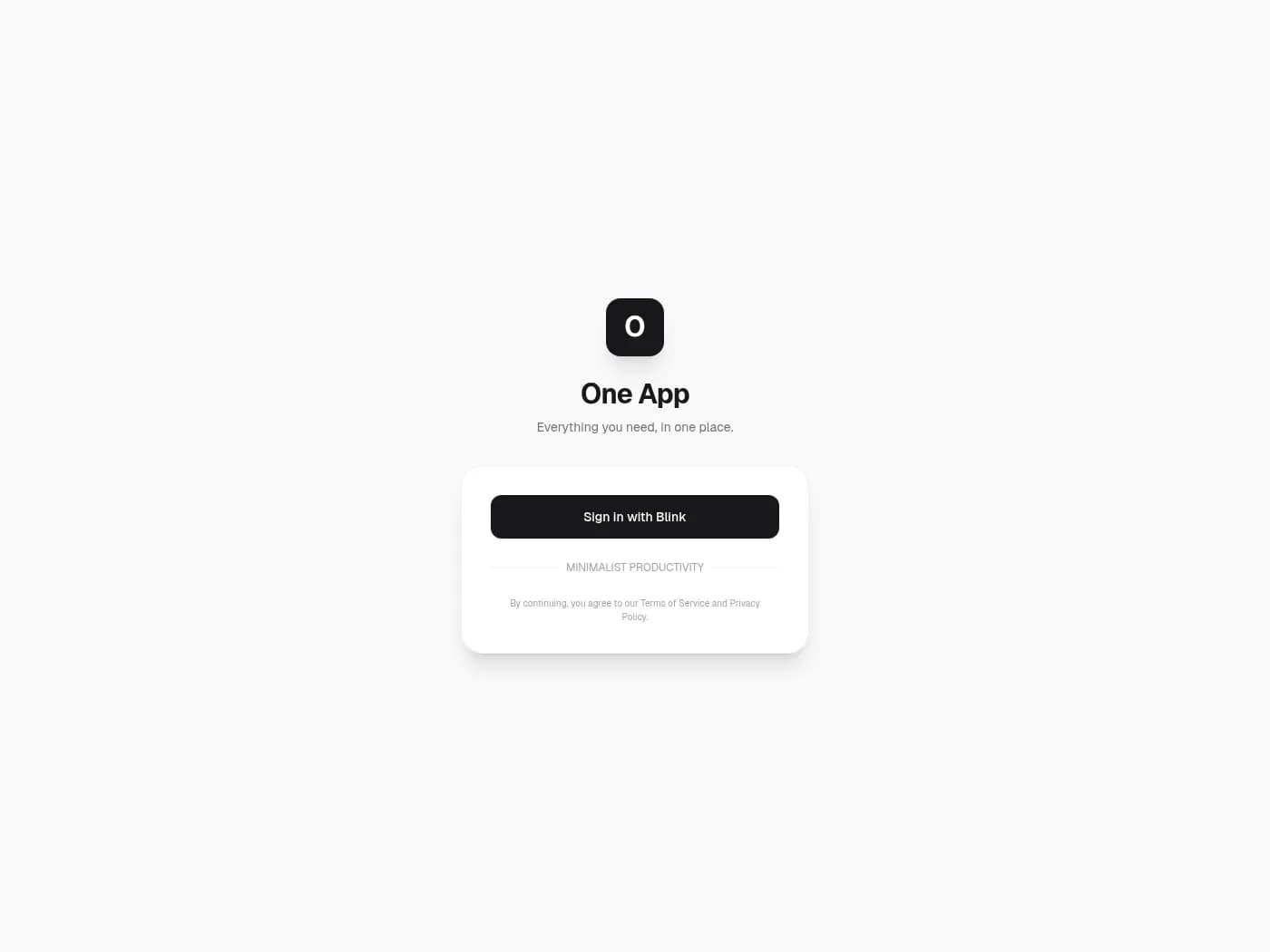 One App Productivity Suite