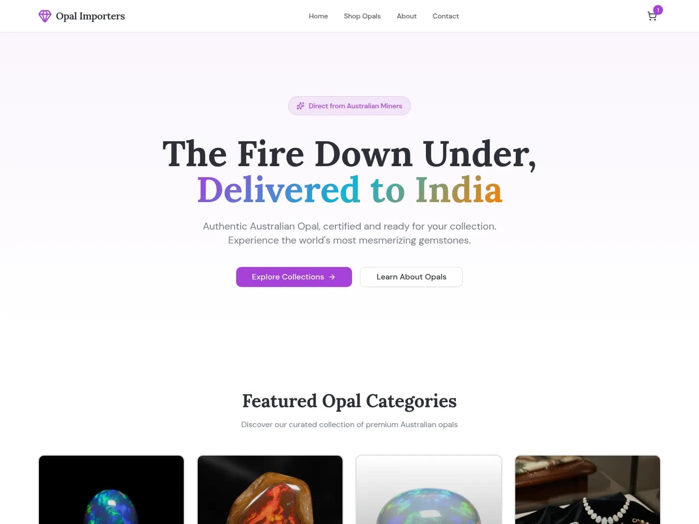 OpalInd – Authentic Australian Opal Shop for India