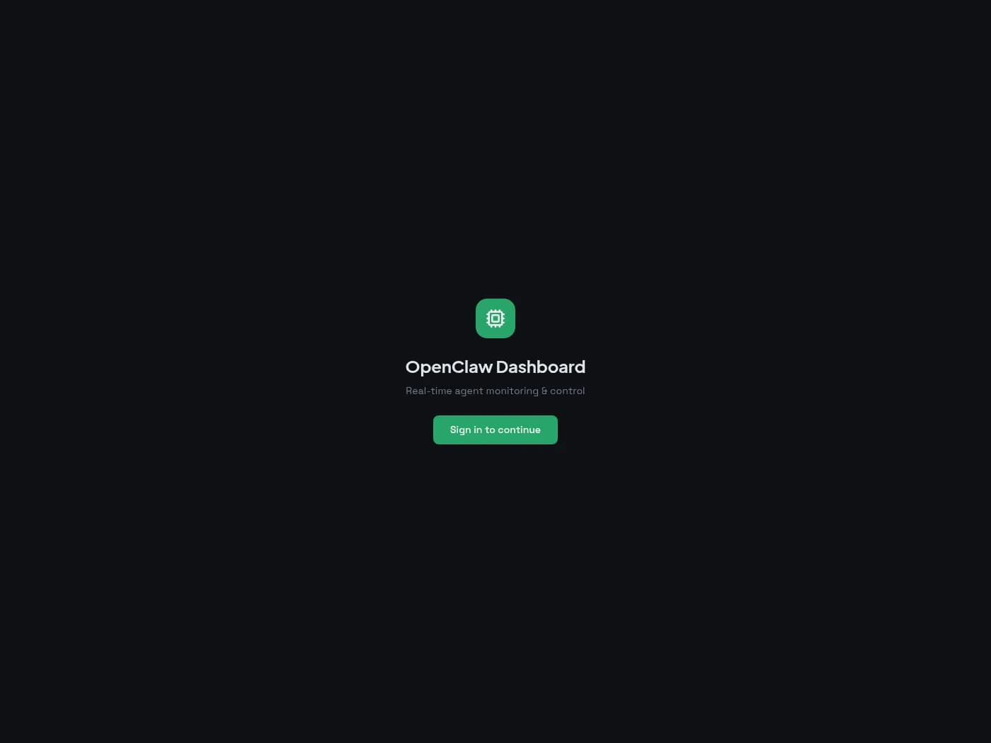 OpenClaw Agent Dashboard