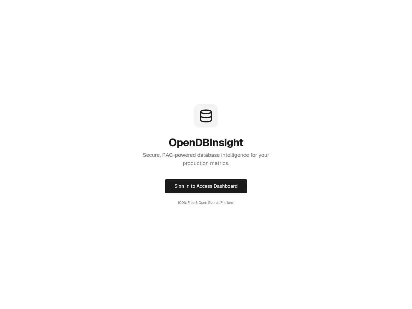 OpenDBInsight