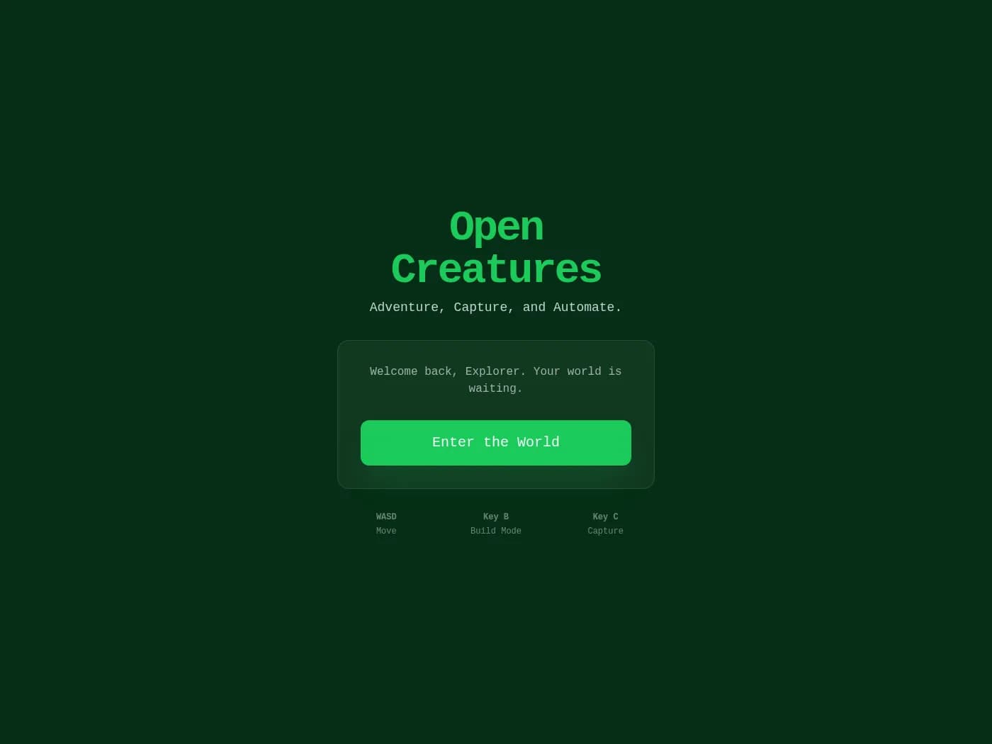 Open Creatures Quest