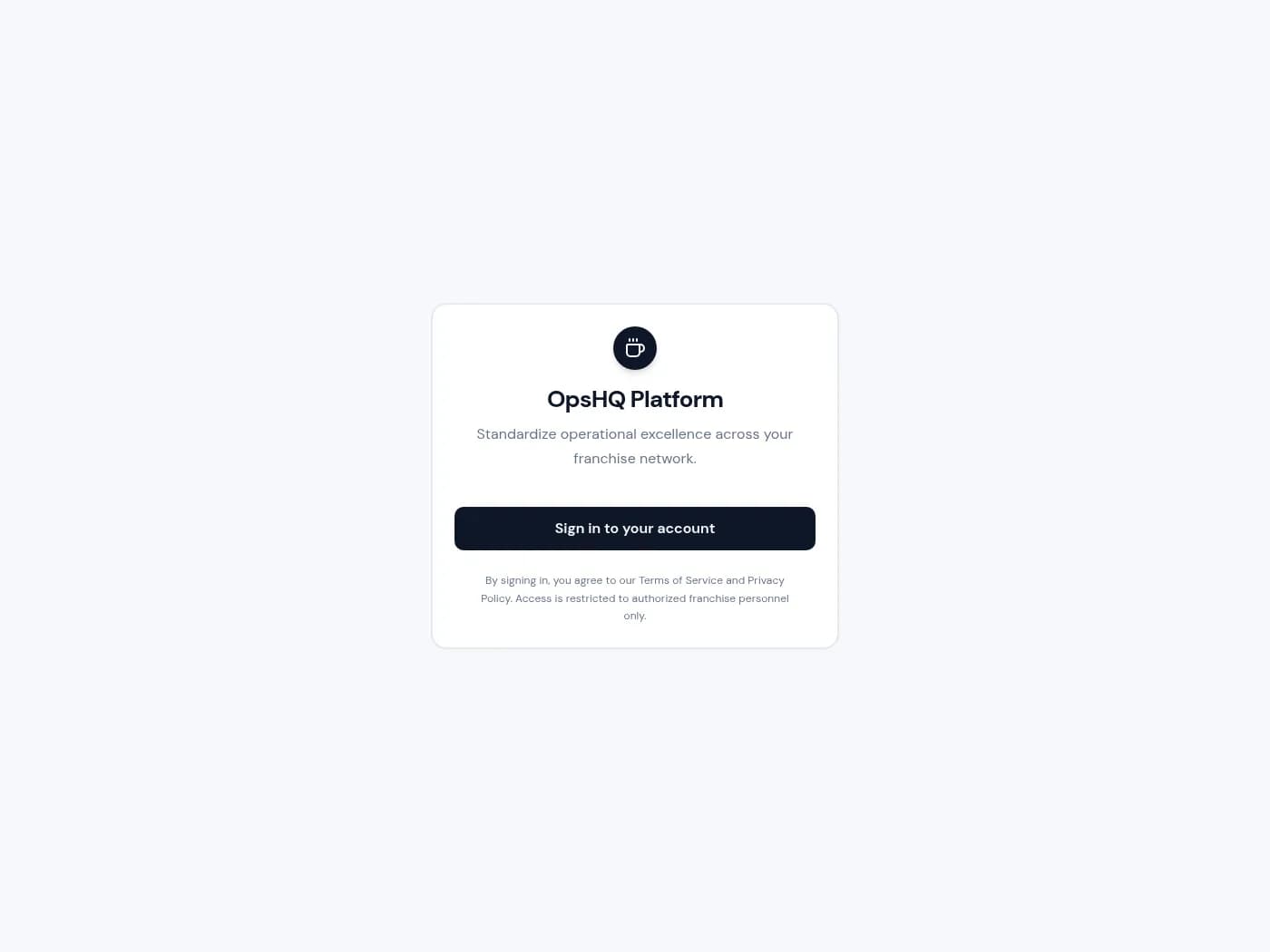 OpsHQ Multi-Unit Platform