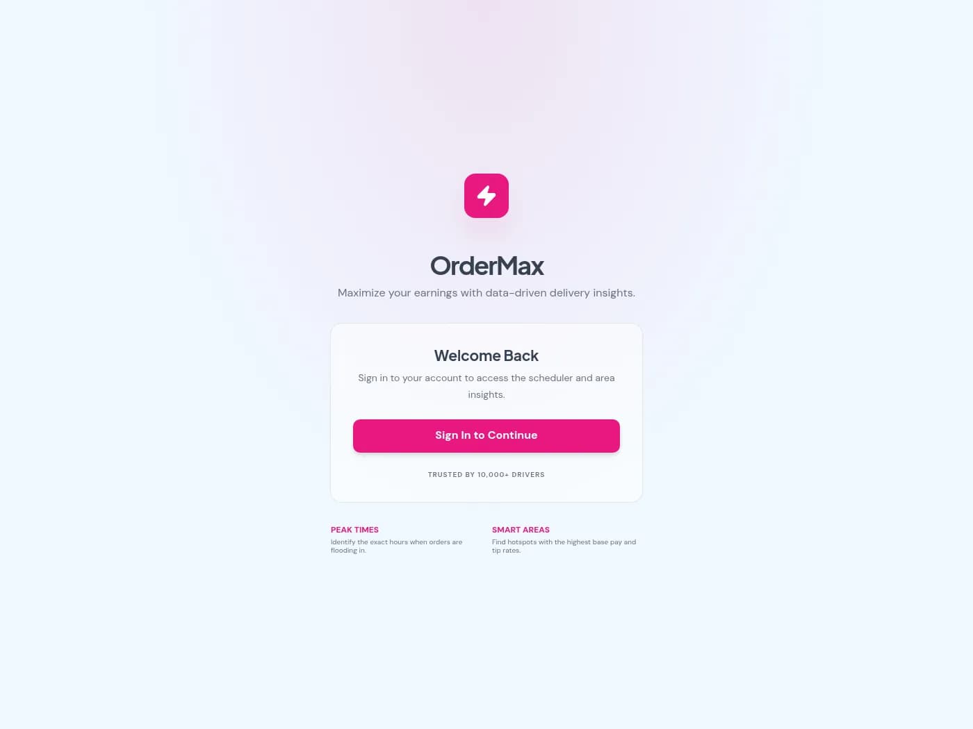 OrderMax Scheduler