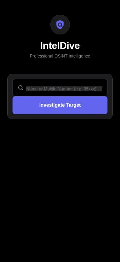 IntelDive Investigator