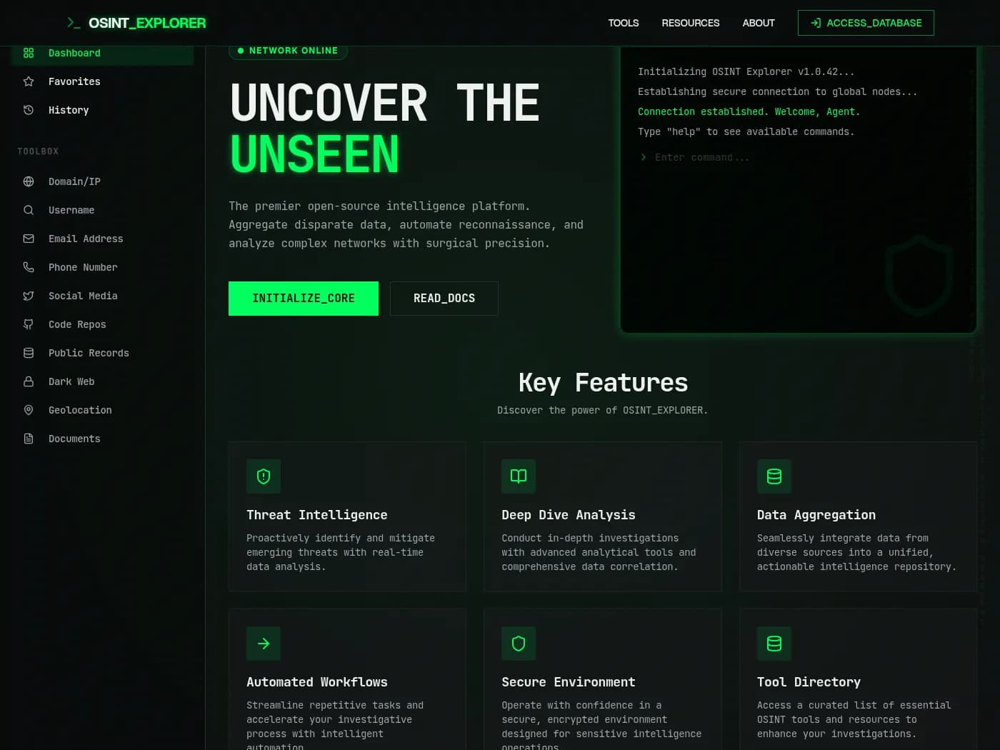 OSINT Explorer