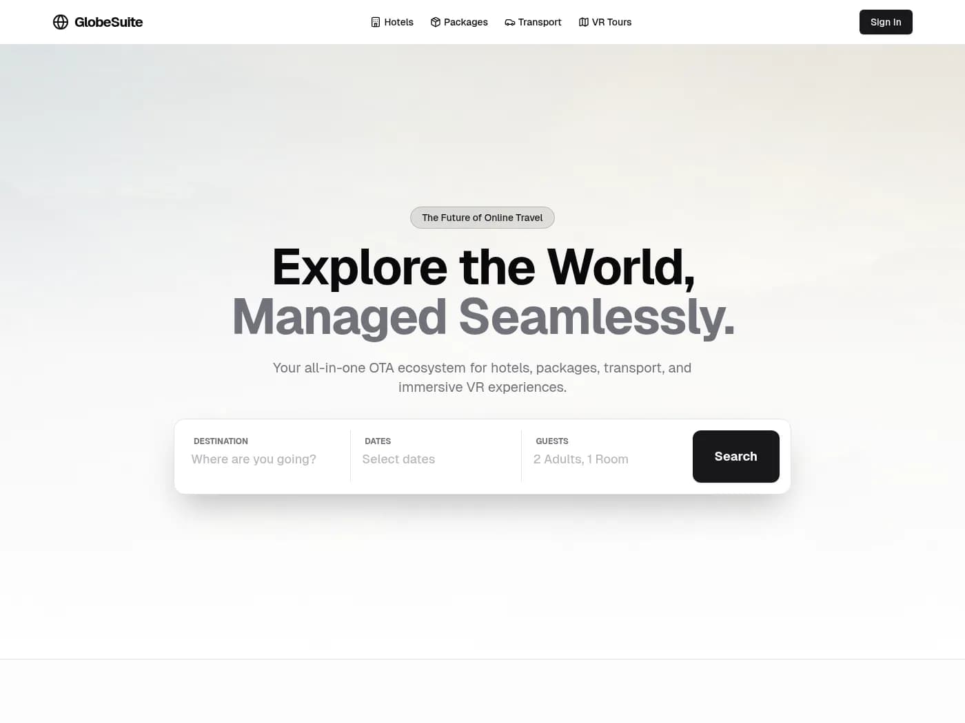 GlobeSuite Travel Ecosystem