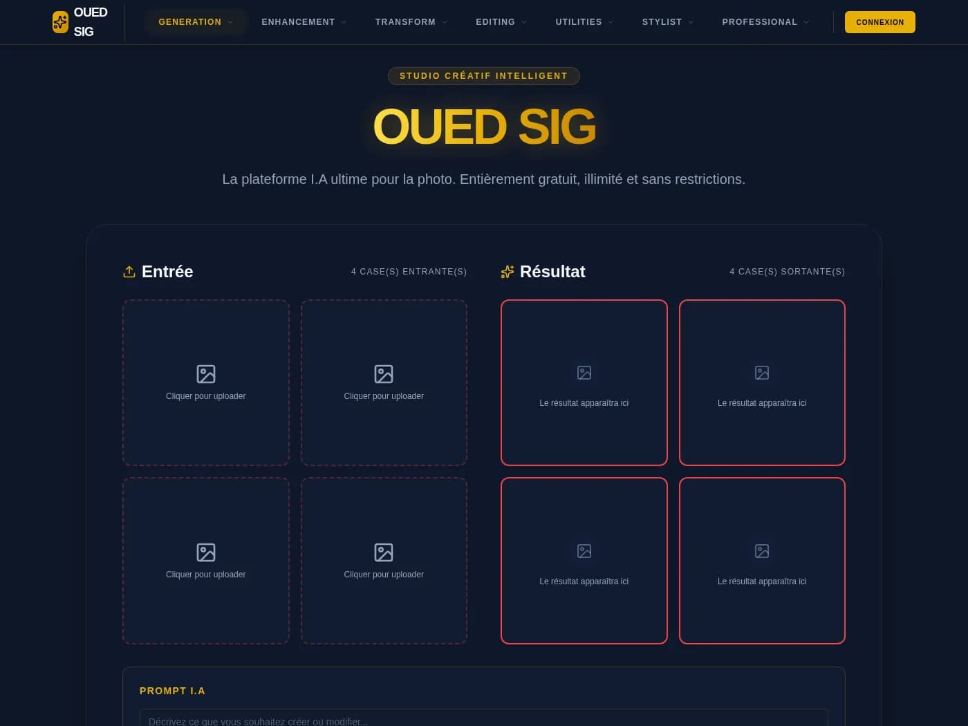 Oued Sig AI Studio