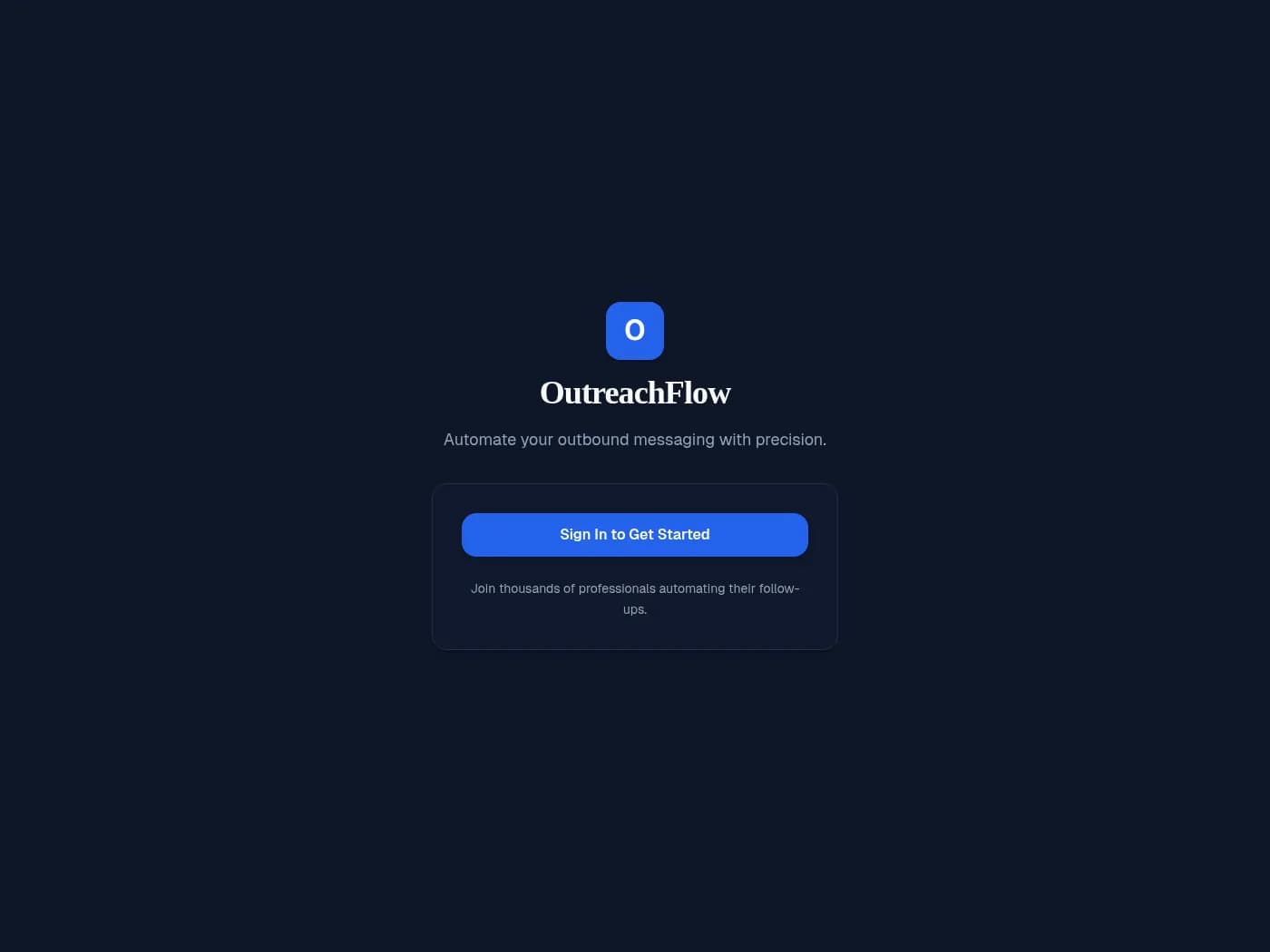 OutreachFlow SaaS Platform