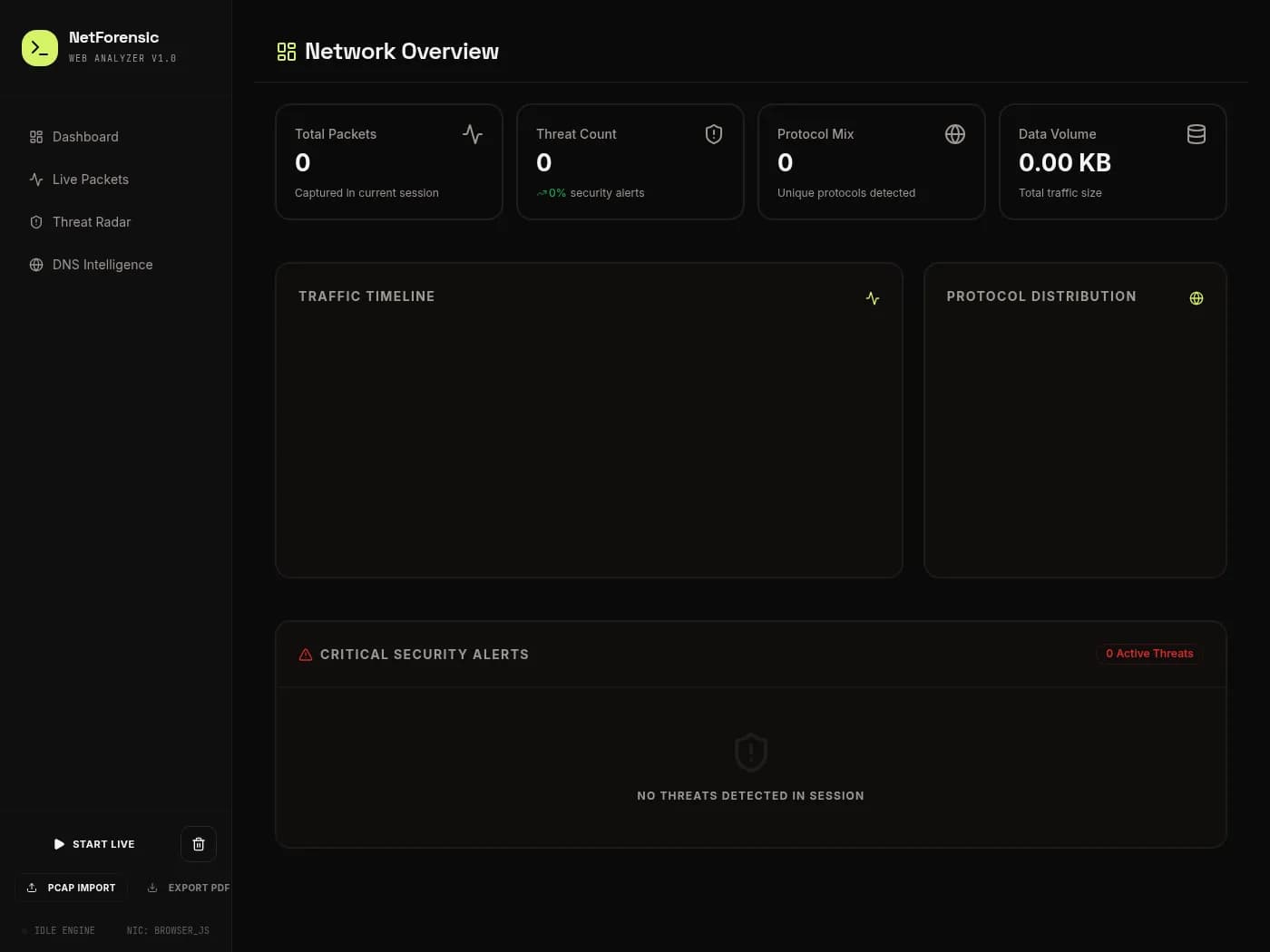 PacketCap Web Tool