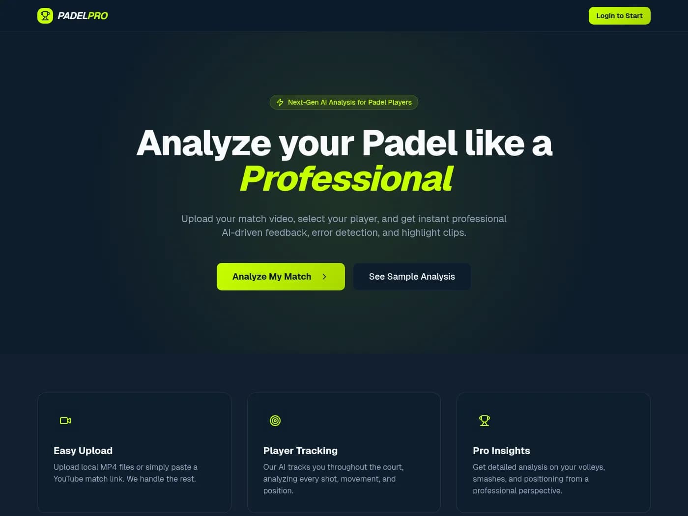 Padel Pro Analyzer