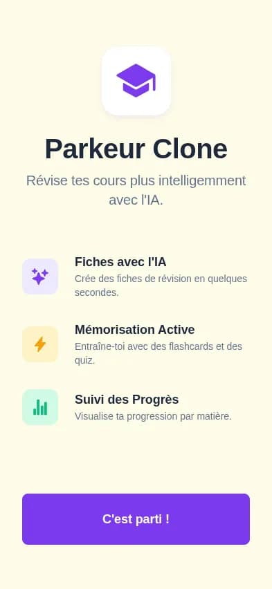 Parkeur Fiche Clone