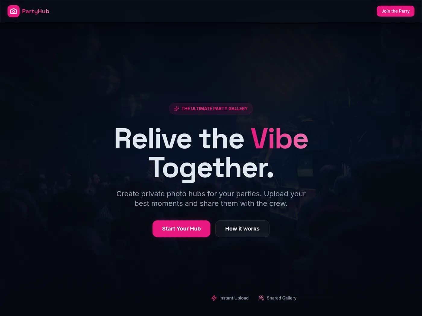 Party Photo Hub