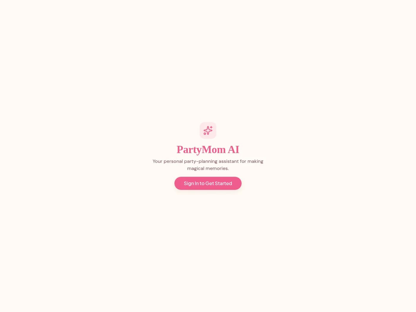 PartyMom AI Helper