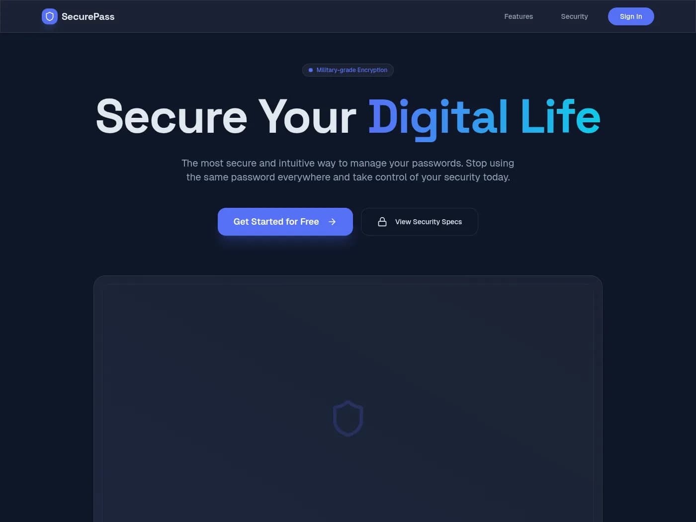 SecurePass Manager
