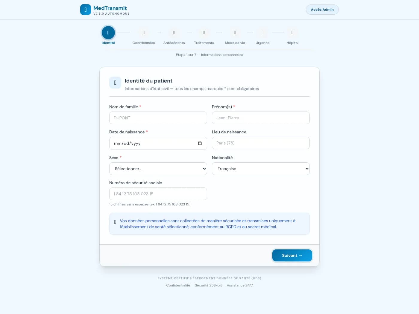 Patient Info Collector